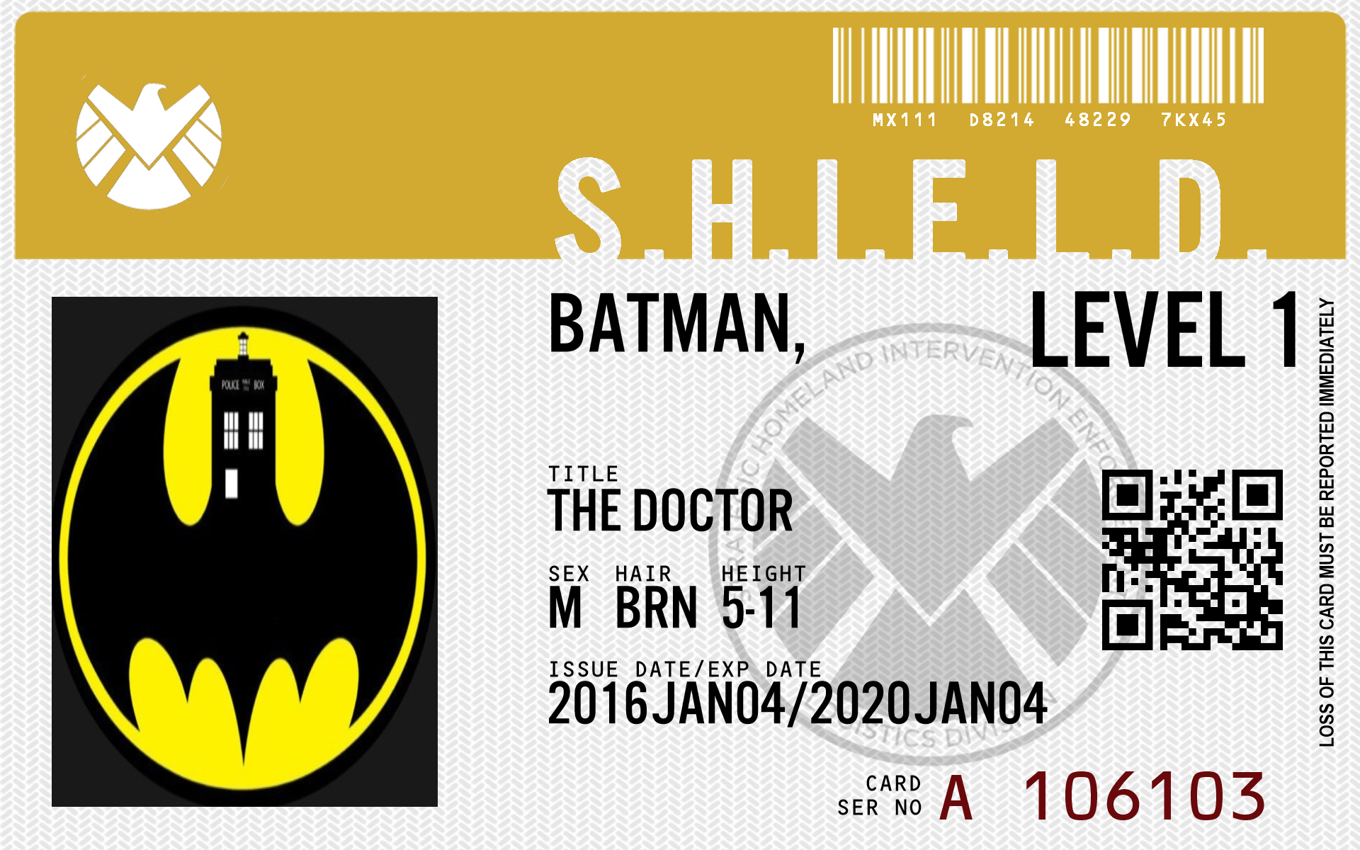 My ID Badge – comicbookman.net